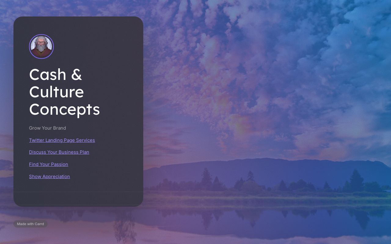 Cash And Culture Concepts